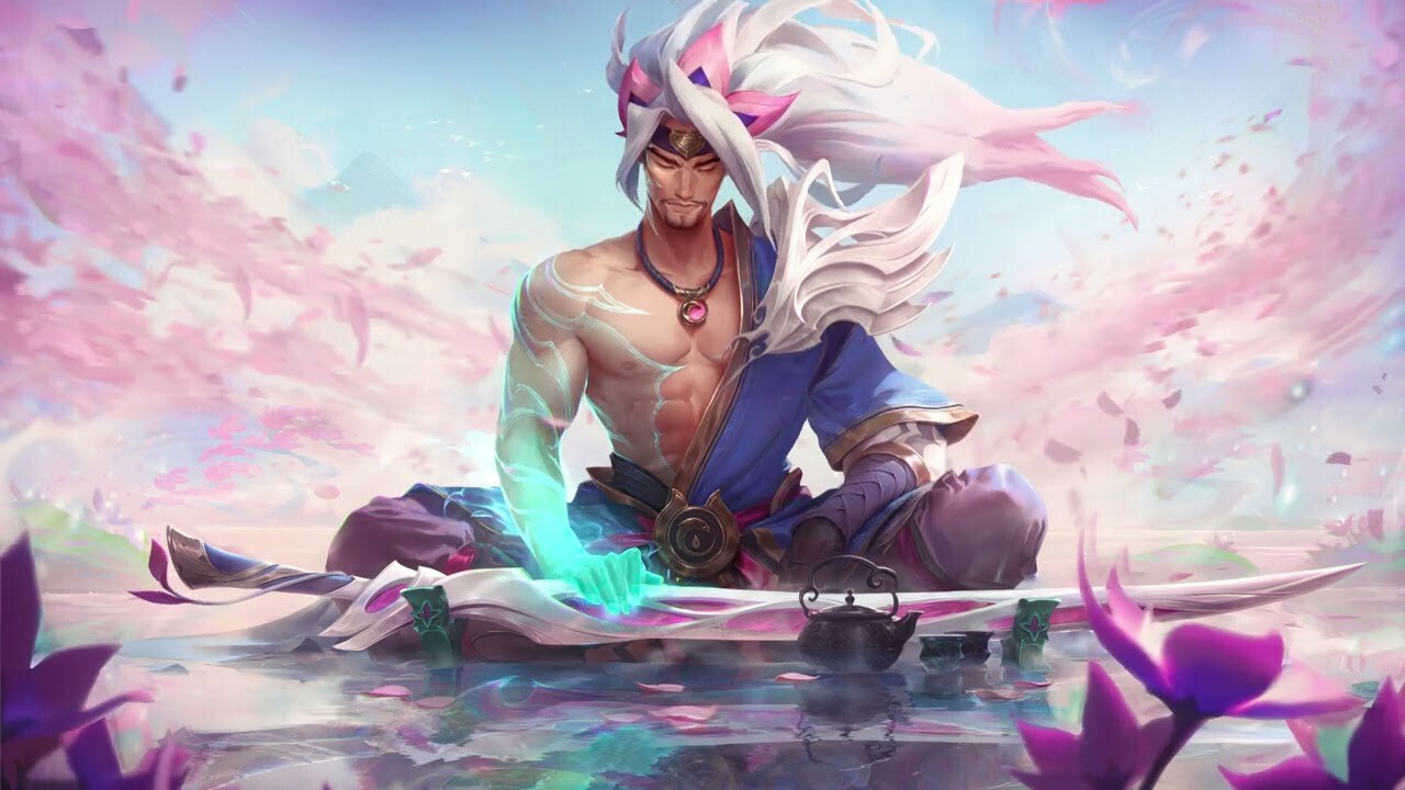 ArtStation - Yasuo Spirit Blossom Splash Art Animation - Fanart