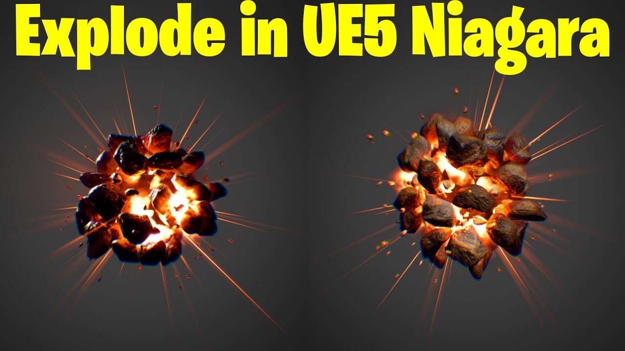 ArtStation - Explode FX in UE5 Niagara Tutorial | Download Files