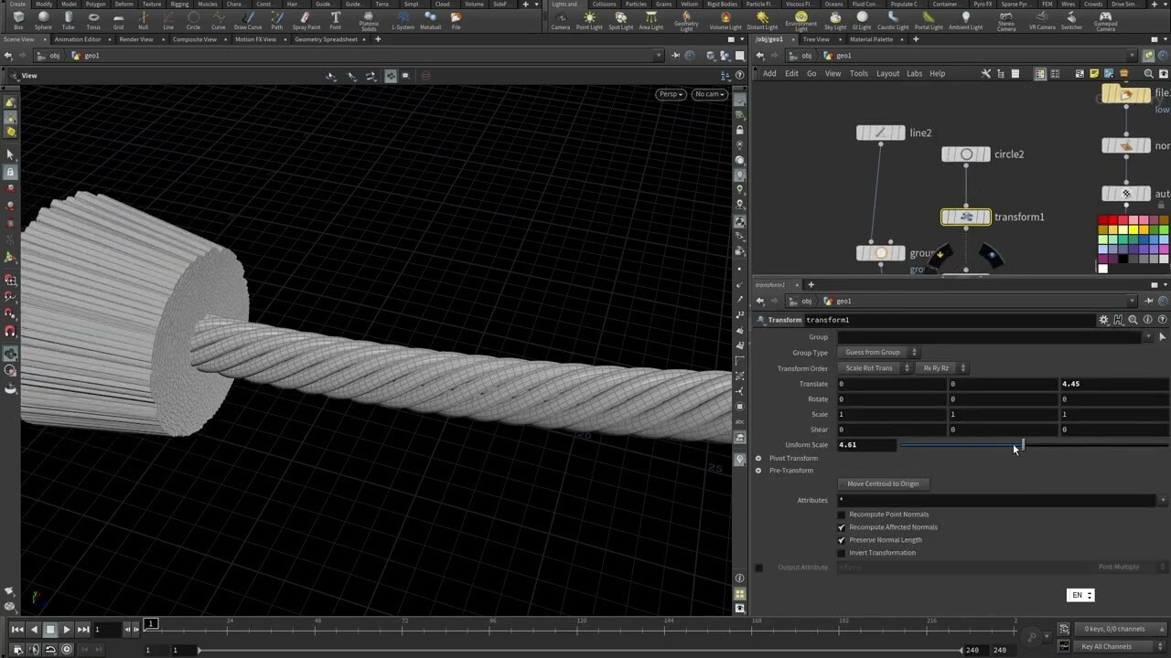 ArtStation - Houdini rope generator