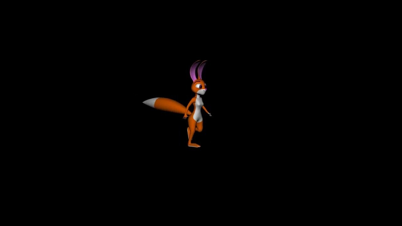 ArtStation - Cartoon Rabbit 3D Animation.