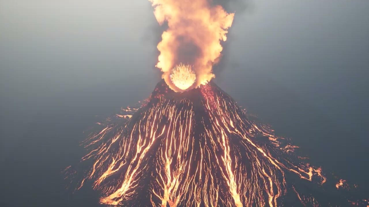 ArtStation - Houdini Realistic Volcano