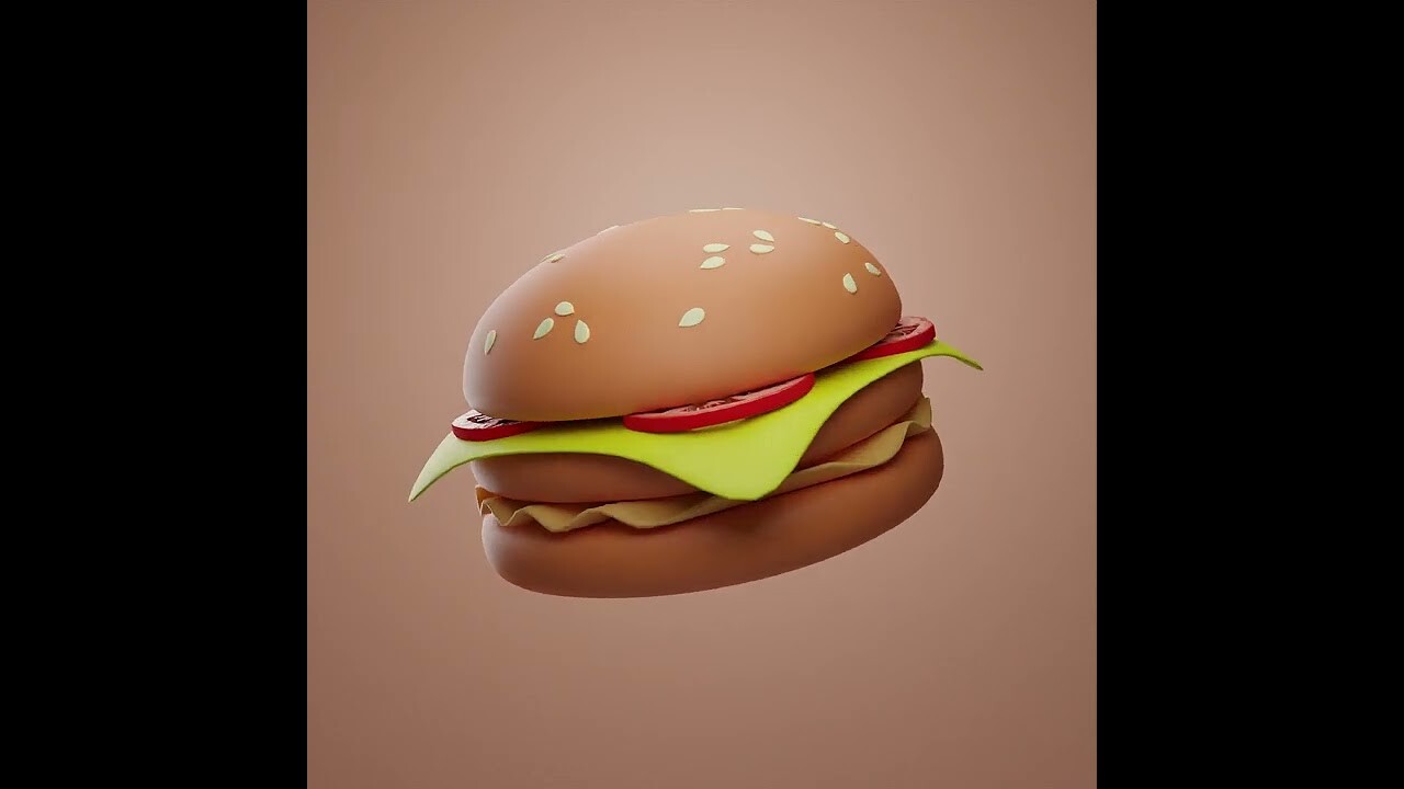 ArtStation - Burger 3D