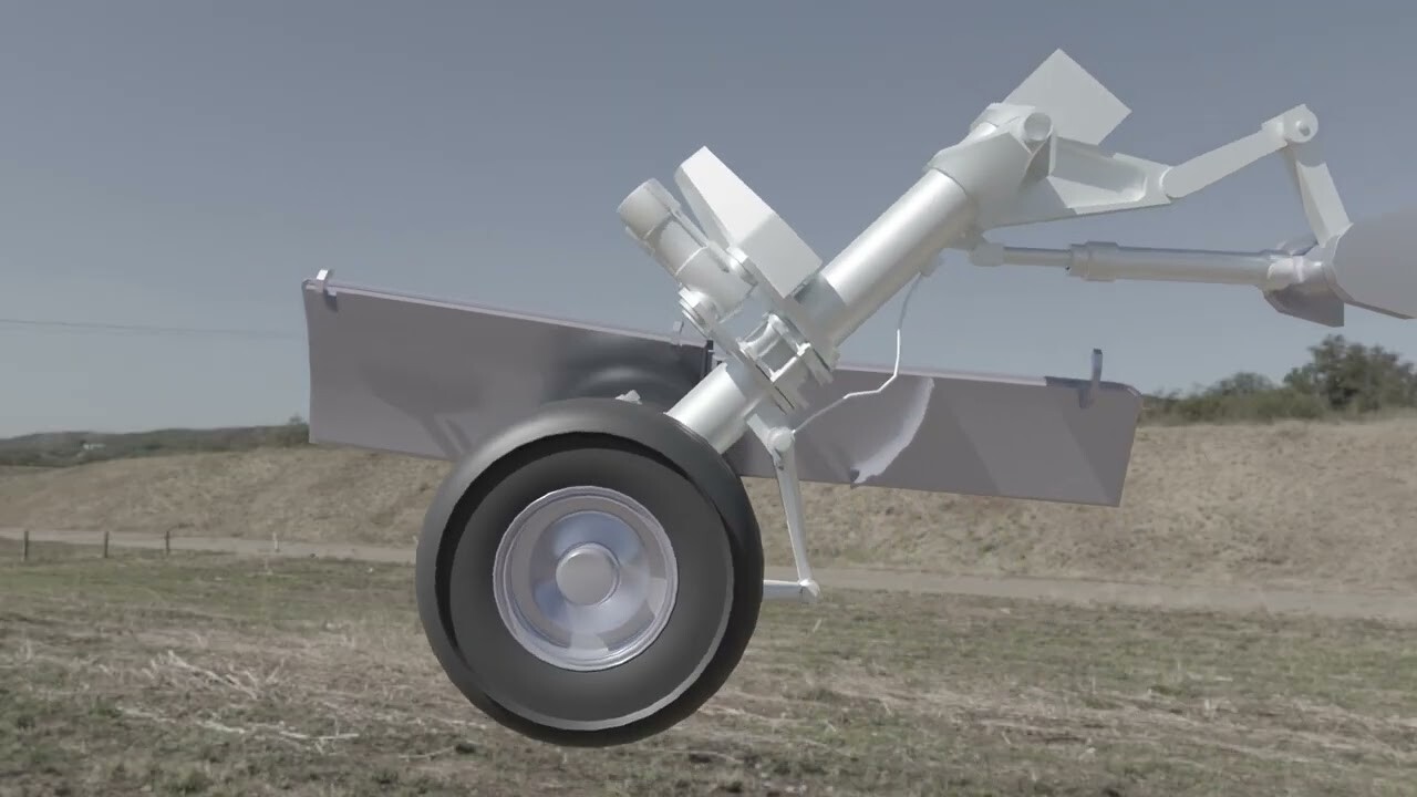 ArtStation - Mech rig landing gear