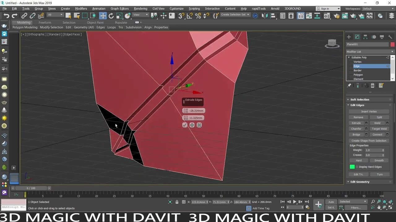 ArtStation - 3ds Max tutorial Chestefield pattern modeling