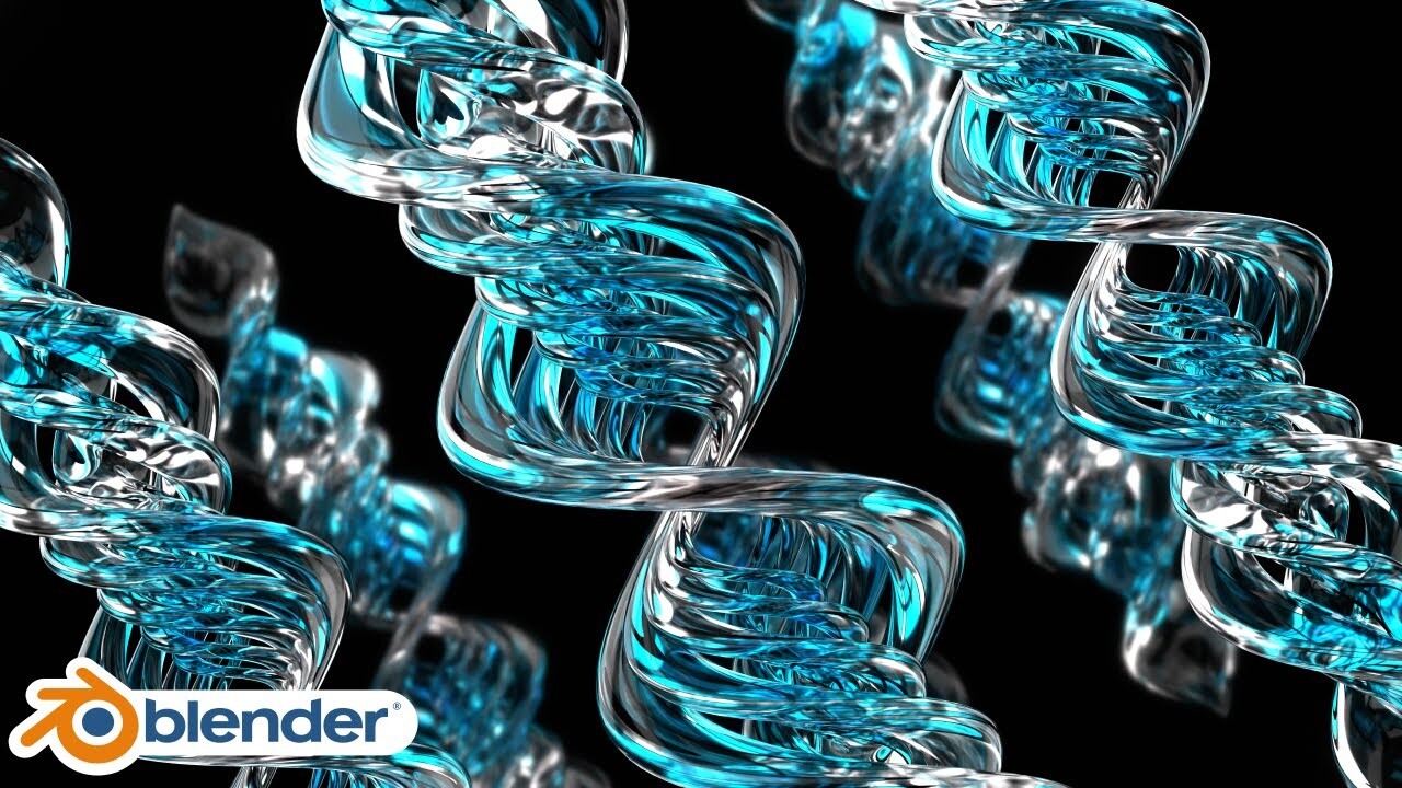 ArtStation - BLENDER ABSTRACT GLASS ART TUTORIAL