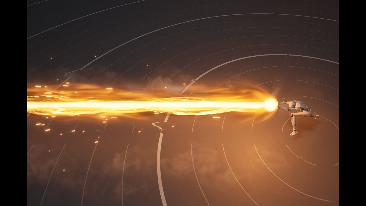 ArtStation - UE5 Niagara Laser