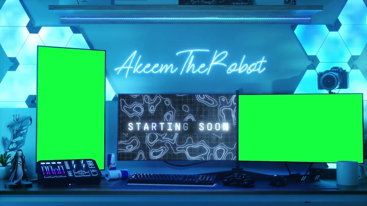 ArtStation - Starting screen for AkeemTheRobot