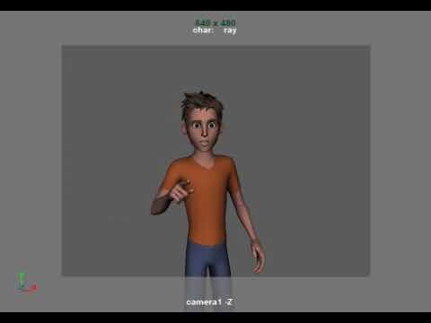 ArtStation - walk cycle, jump, jump kick, acting, action animation