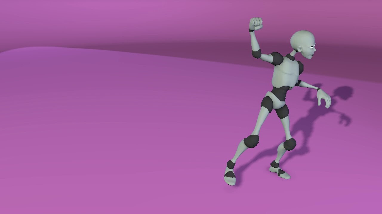 ArtStation - Weight shift walk Final