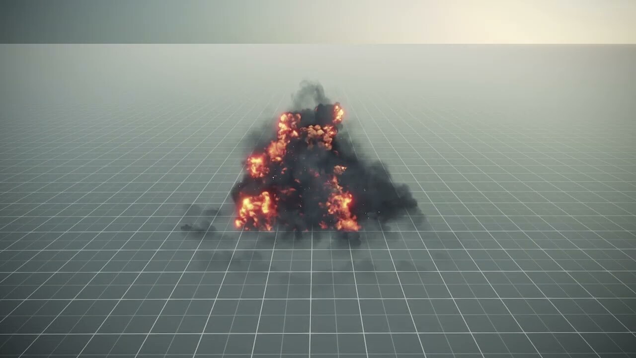 ArtStation - Various Realistic Explosions - PKFX