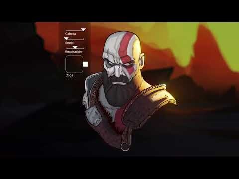 ArtStation - 2D Animation of Kratos