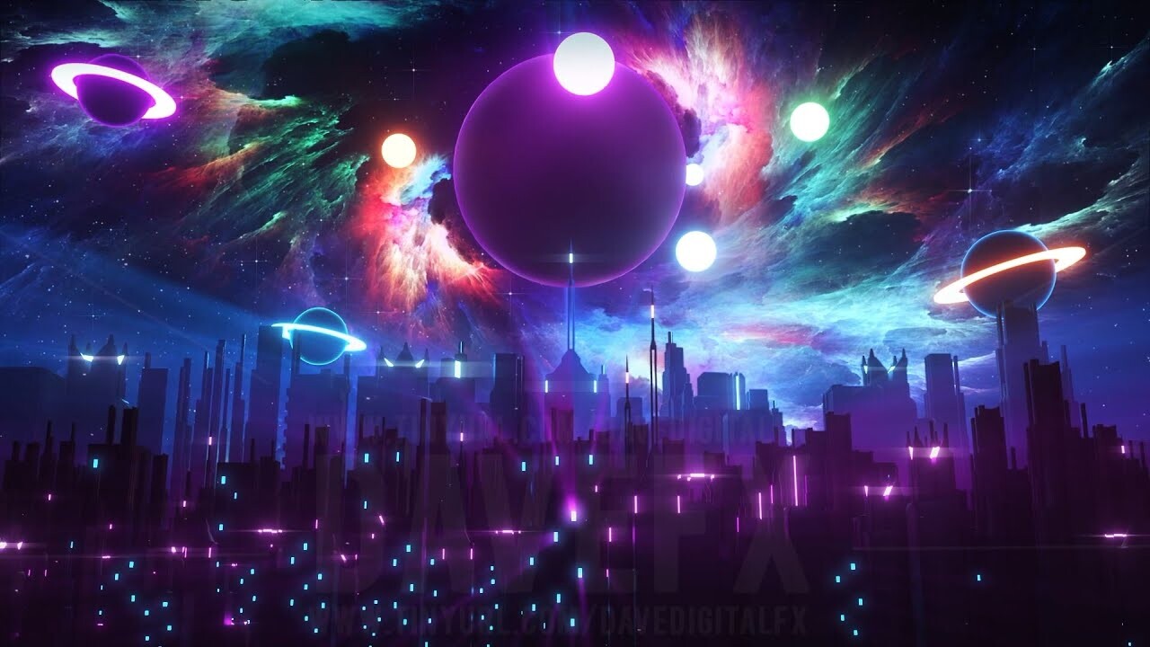 ArtStation - SCI-FI Cities - Abstract VJ Loops - Landscapes Backgrounds - C4D, Octane, After Effects