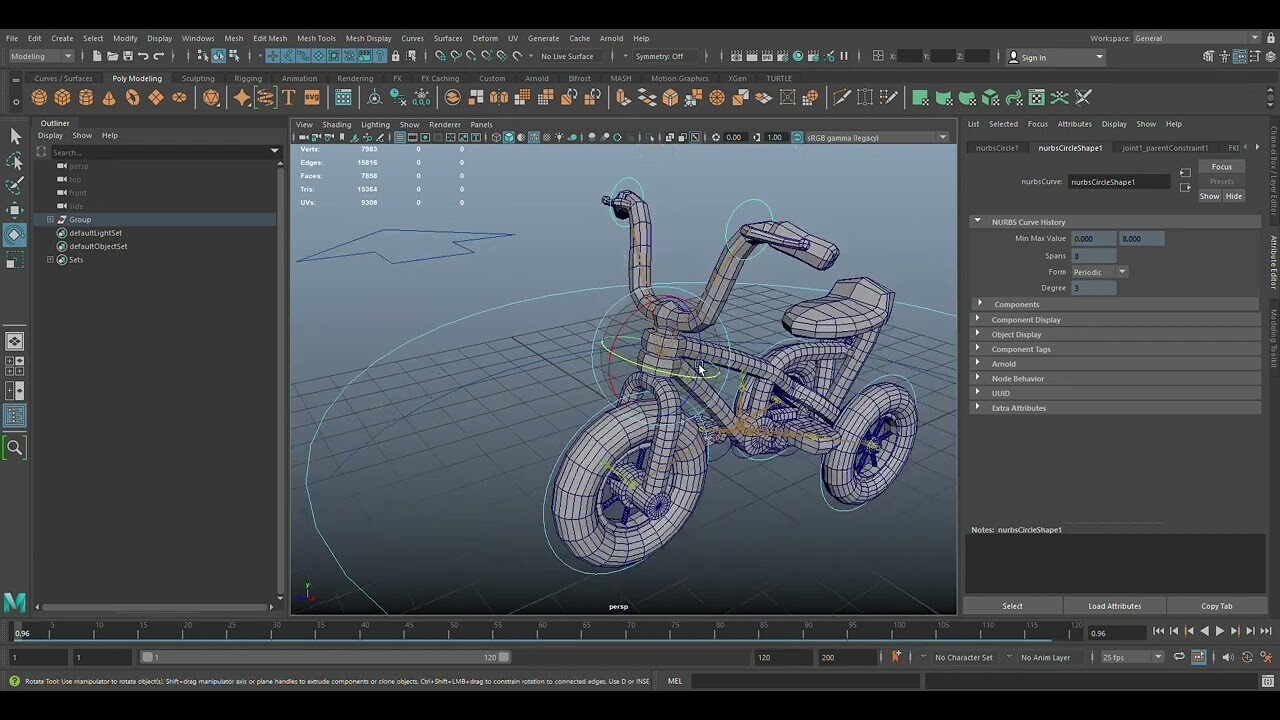 ArtStation - Bicycle Rig