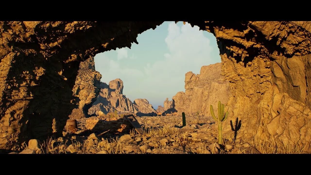 ArtStation - Stone desert