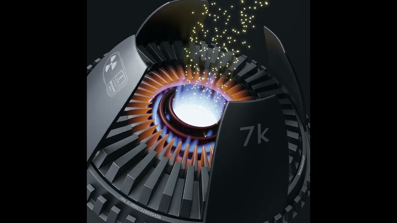 ArtStation - Sci-fi Turbine Animated