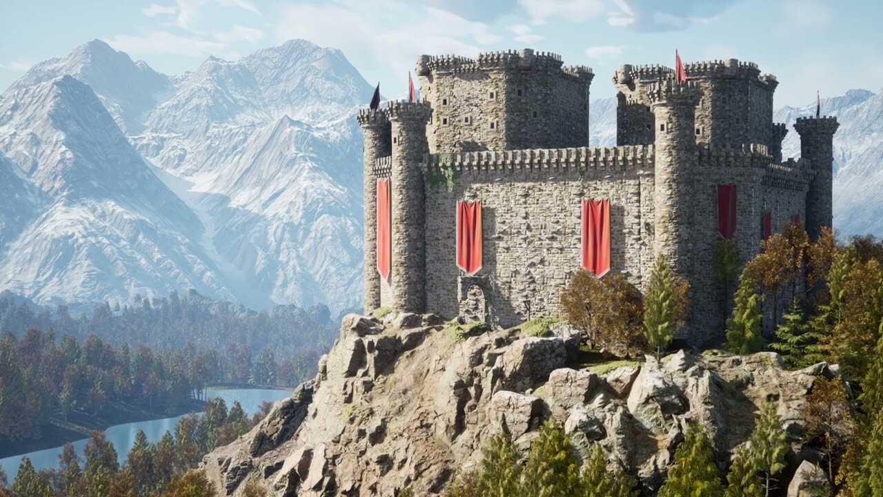 ArtStation - Castle scene