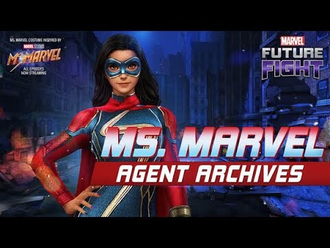 ArtStation - MARVEL Future Fight: Ms. Marvel Agent Archive