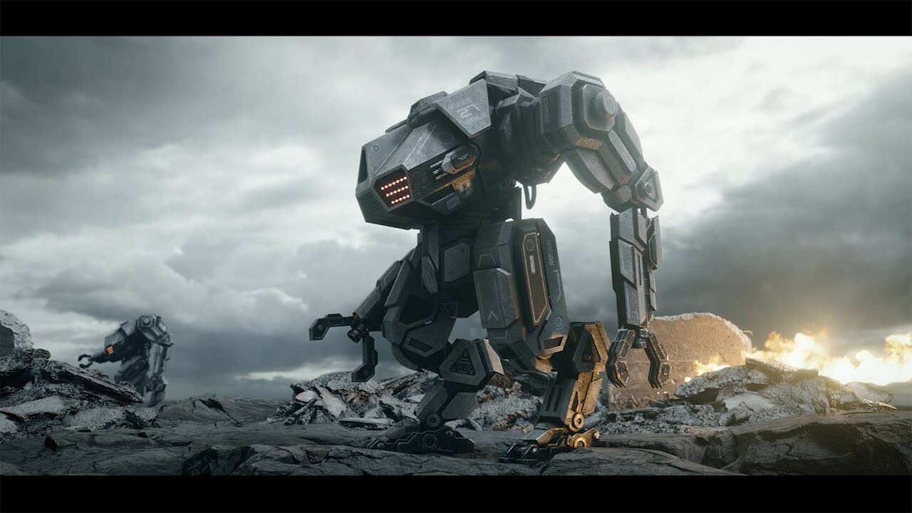 ArtStation - MX-01 Military Combat Mech