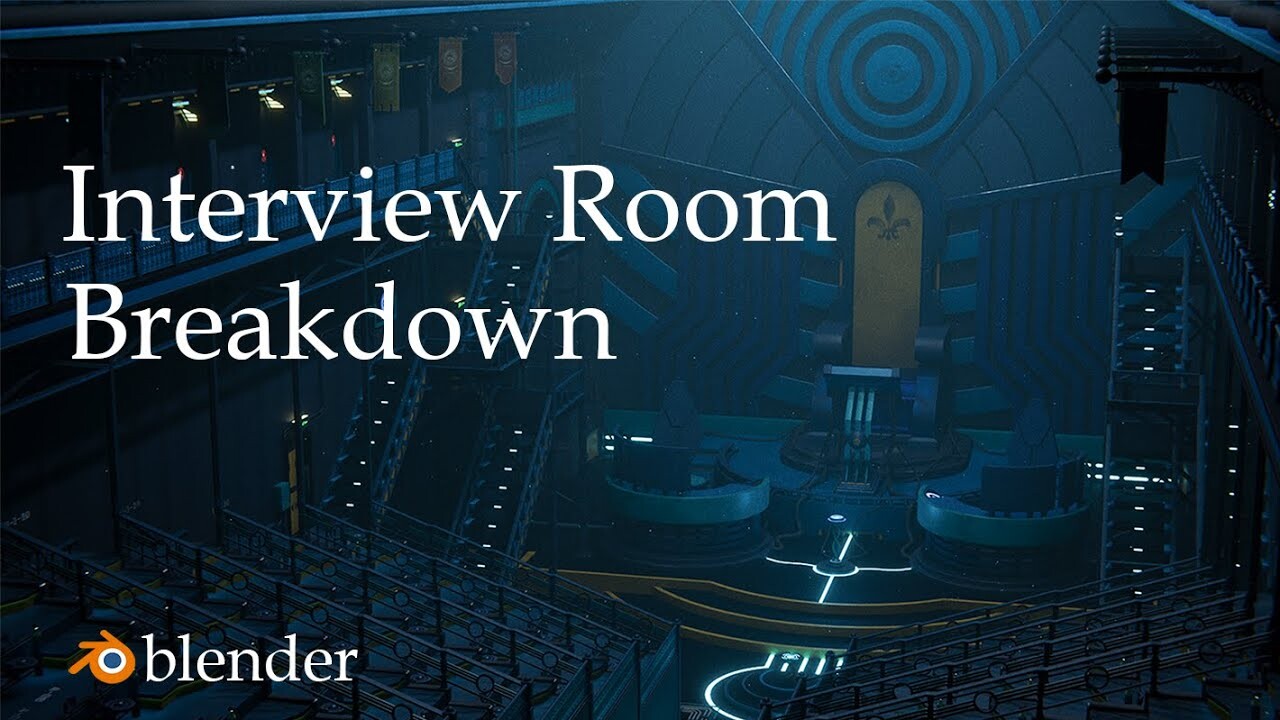 ArtStation - Interview Room - Breakdown