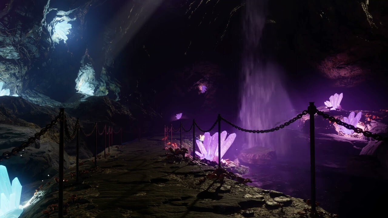 ArtStation - Crystal Cave in Unreal Engine