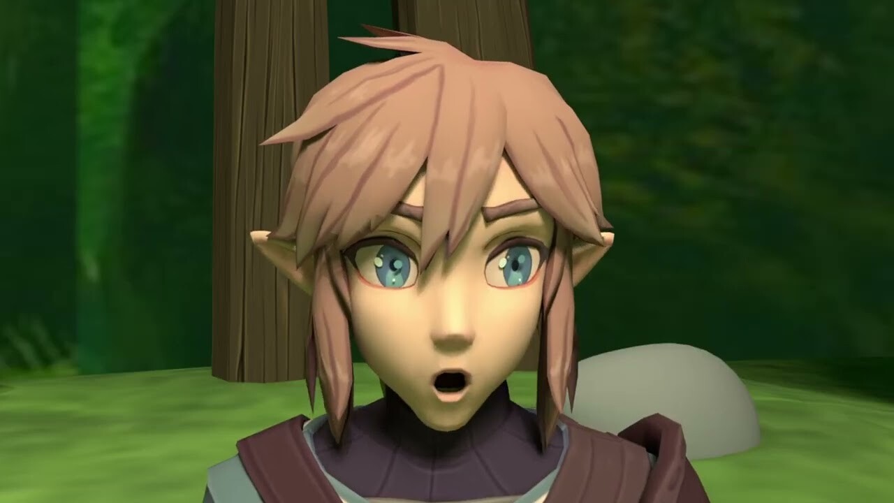 ArtStation - Link's Master Sword Encounter