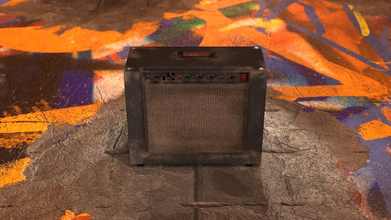 ArtStation - Guitar Amp | Vintage