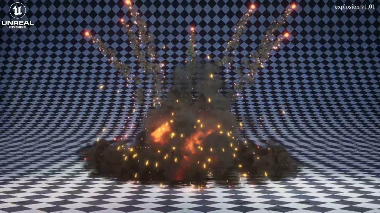 ArtStation - VFX Explosion 1.01 - Unreal Engine Niagara Particle System