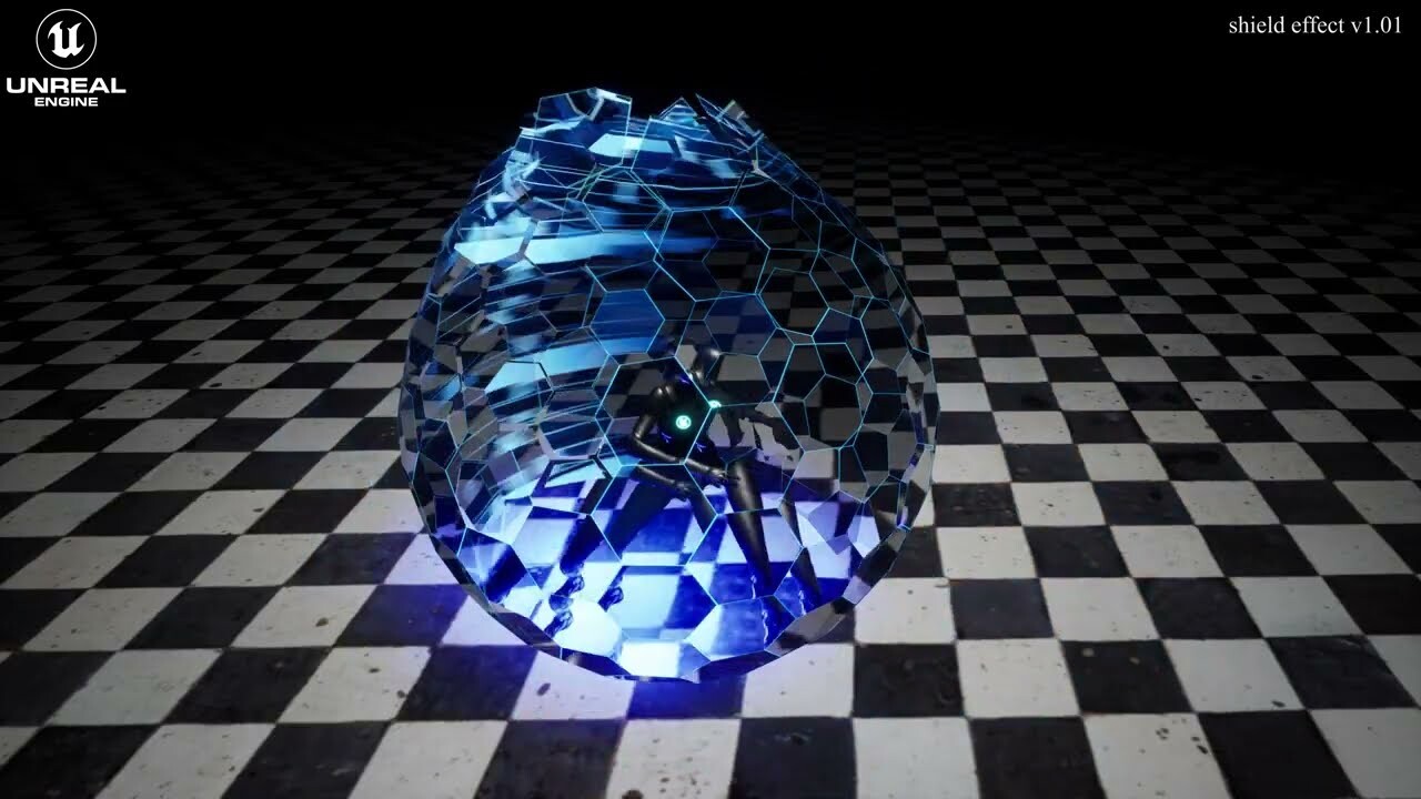 ArtStation - VFX Shield Effect 1.01 - Unreal Engine Niagara Particle System