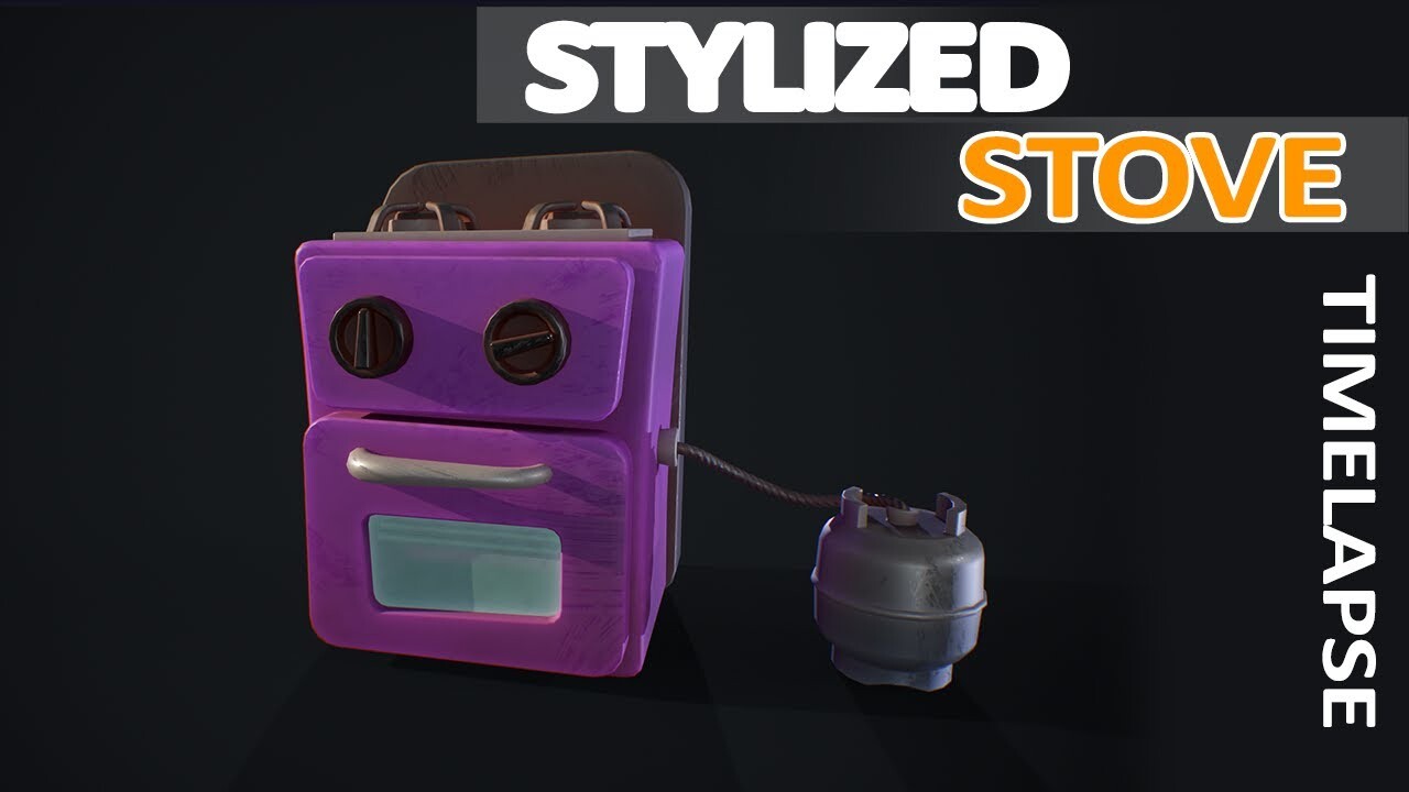 ArtStation - Stylized Stove | Substance Designer 2022
