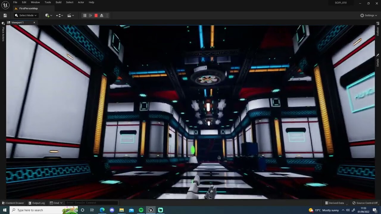 Josh Sale - Hand-Painted Sci-fi Environment W.I.P - UE5