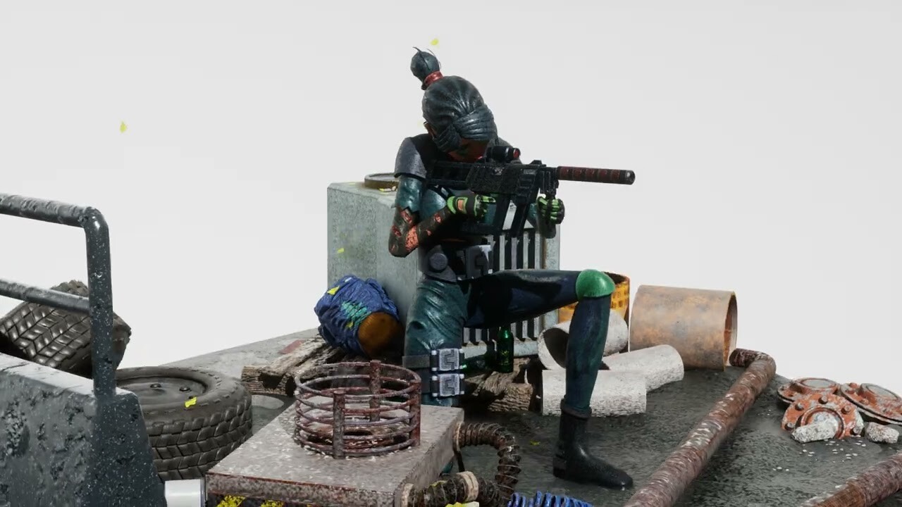 ArtStation - Portfolio Update Oct 2022 - Stylized Futuristic Rogue ...