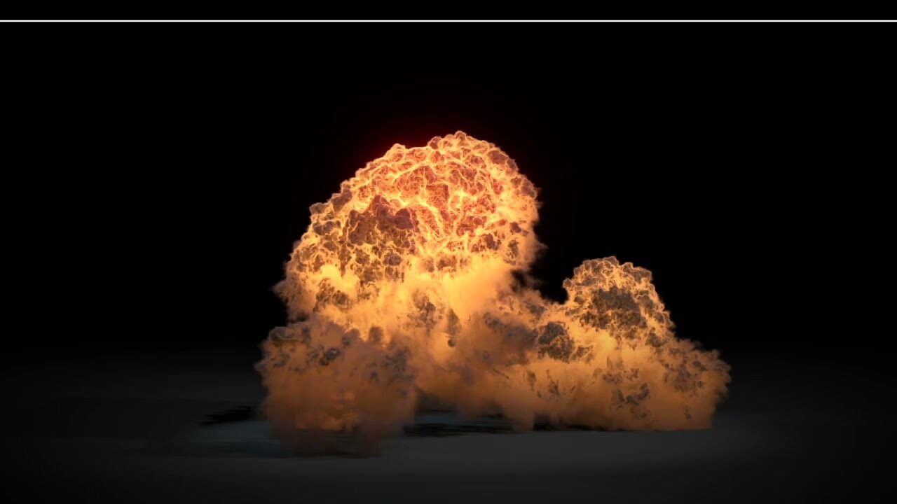 ArtStation - HOUDINI Explosion