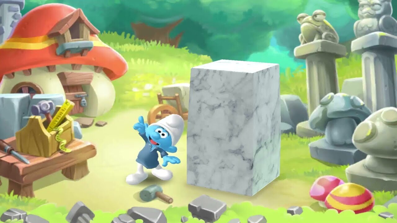 ArtStation - The Smurfs Magic Match: Sculptor, Miner and Vanity Task Scenes