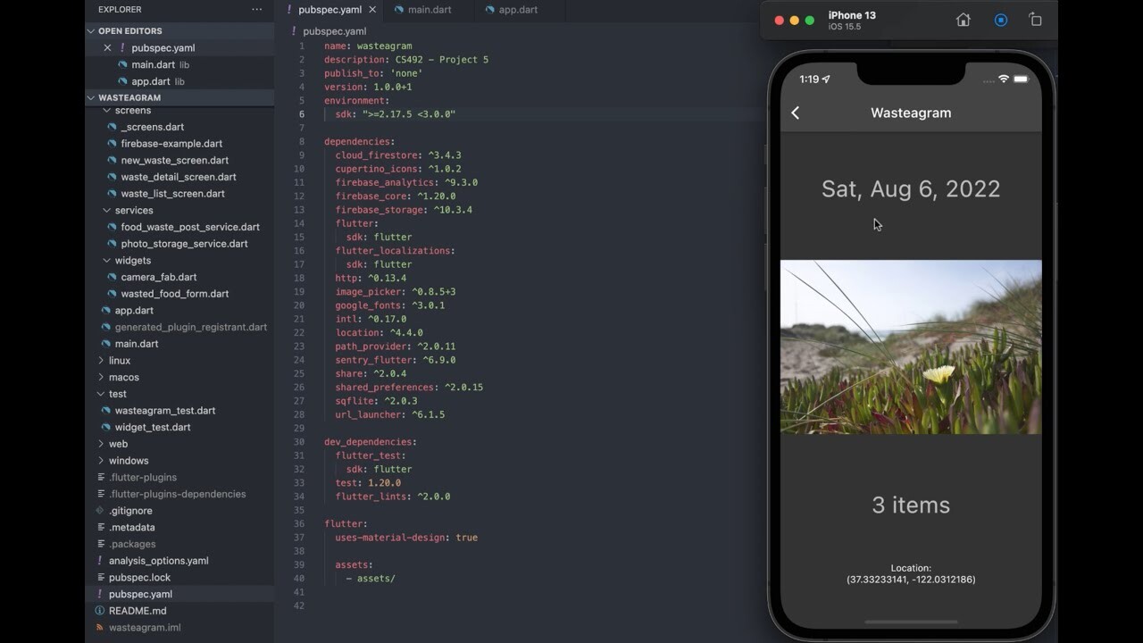 ArtStation - Wastegram - Mobile Application