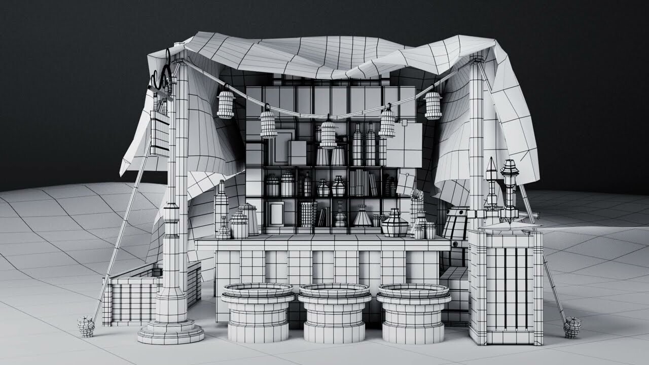 ArtStation - Nightmare Paradise Thesis Project