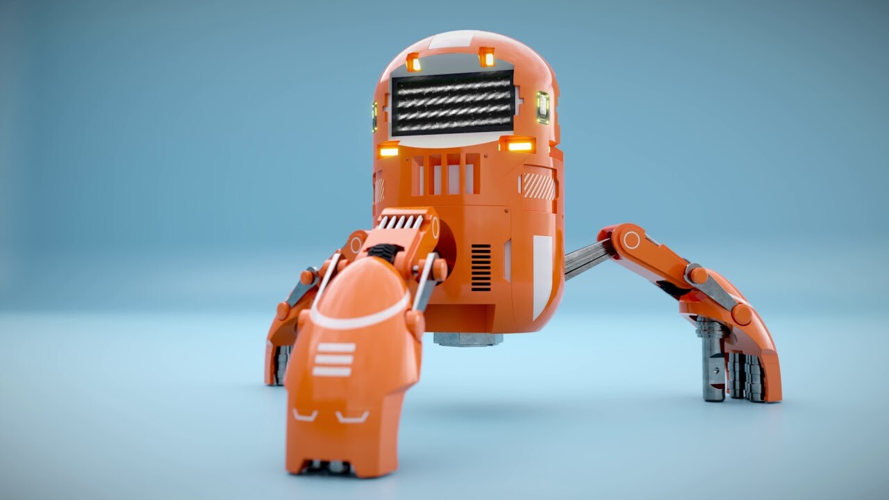 ArtStation - Tripod Droid