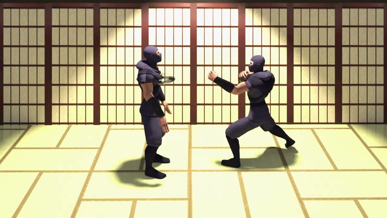 ArtStation - Ninja Fight Motion Animation