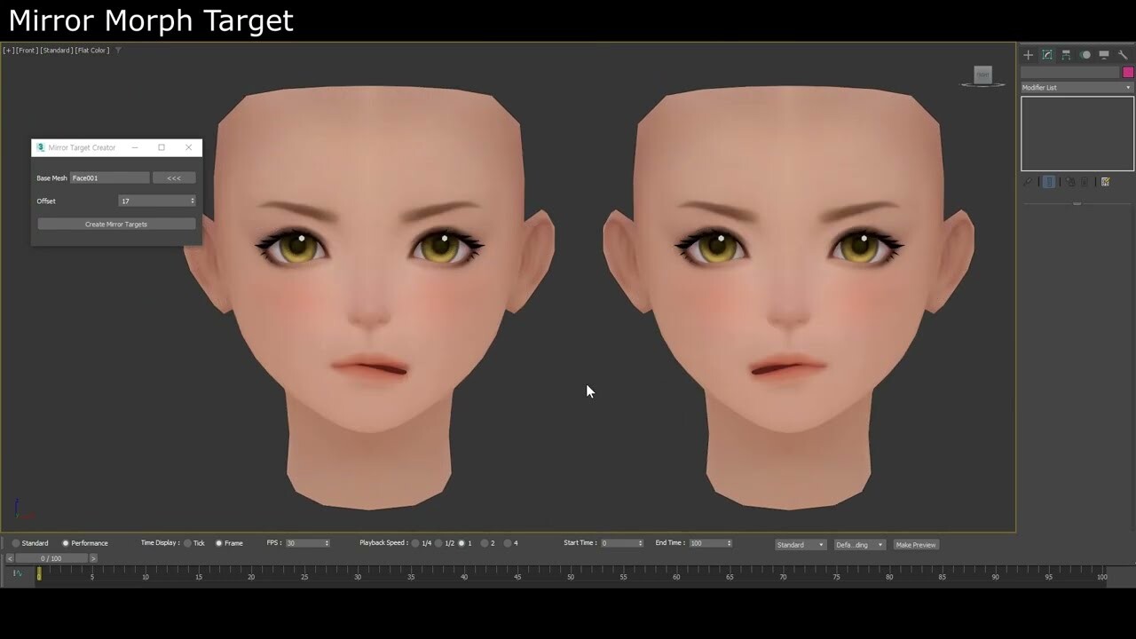 ArtStation - Mirror Morph Target