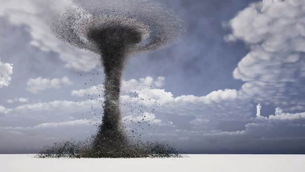 ArtStation - Tornado FX in Niagara, Unreal Engine 5