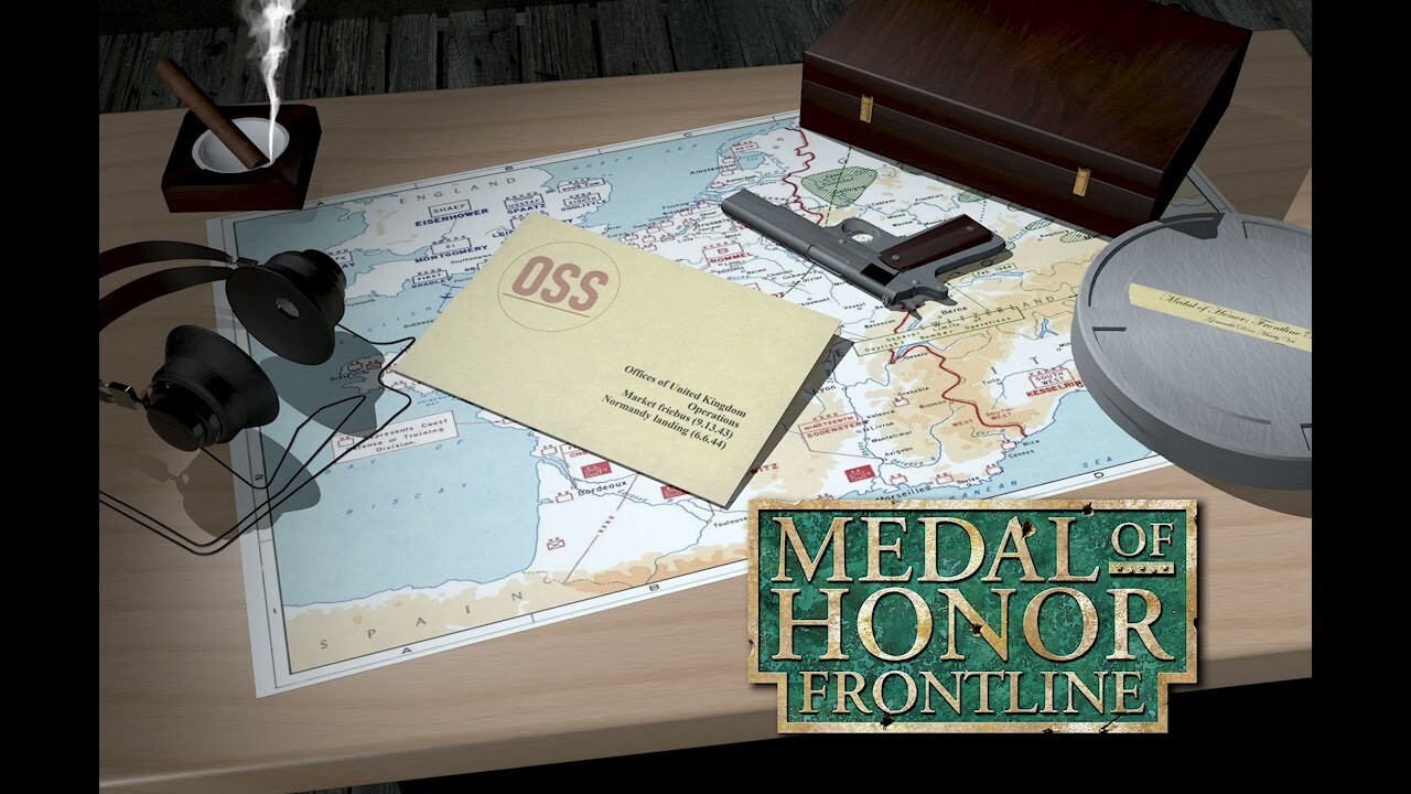 ArtStation - Medal of Honor: Frontline Main menu remake