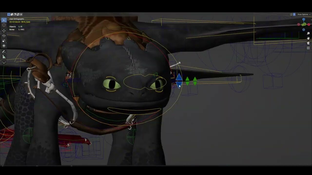 ArtStation - Toothles V_01 Rig (Beta)