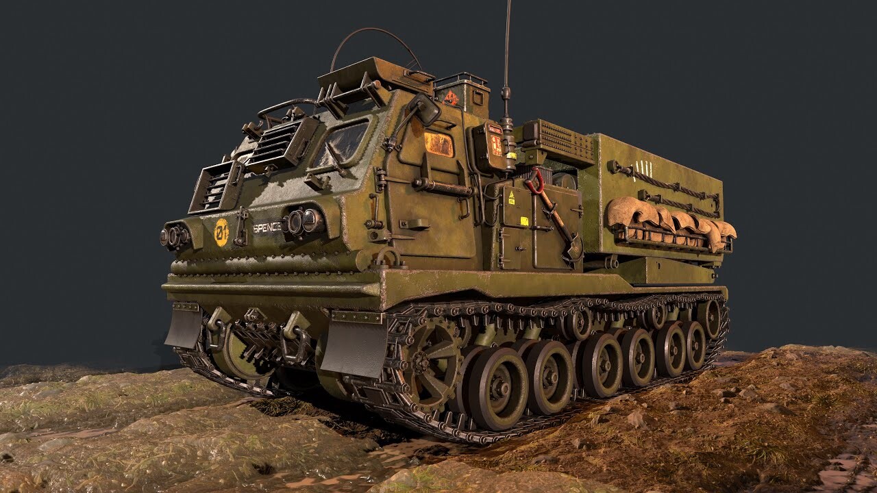 ArtStation - CHARS M270 MLRS 🚜
