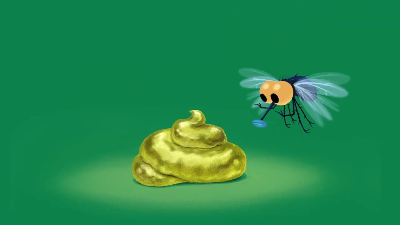 ArtStation - The Fly and the Golden Poo
