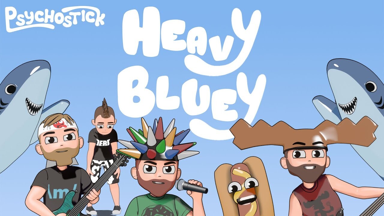 ArtStation - Heavy Bluey, Animated Music Video