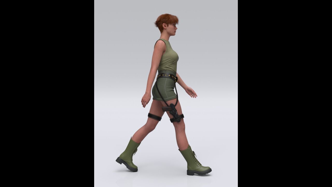 ArtStation - Catwalk animation for Genesis 9 Feminine