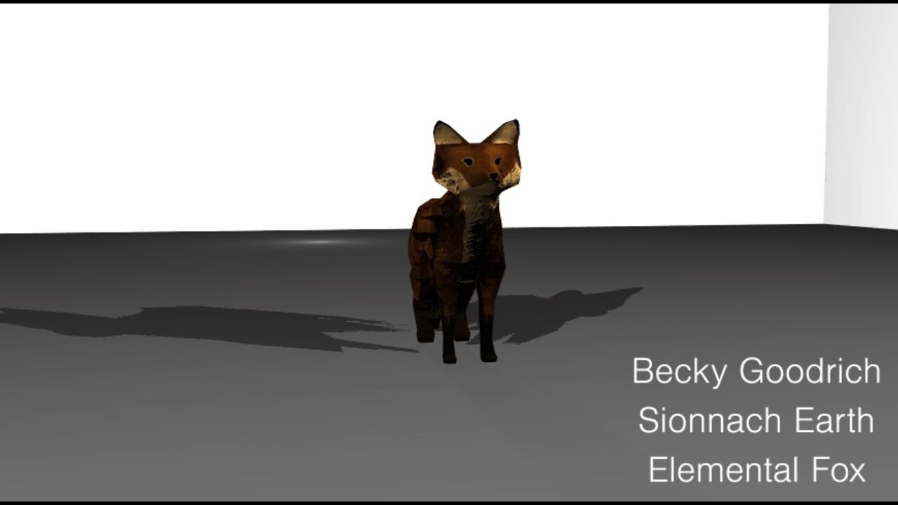 ArtStation - Sionnach the Earth Elemental Fox