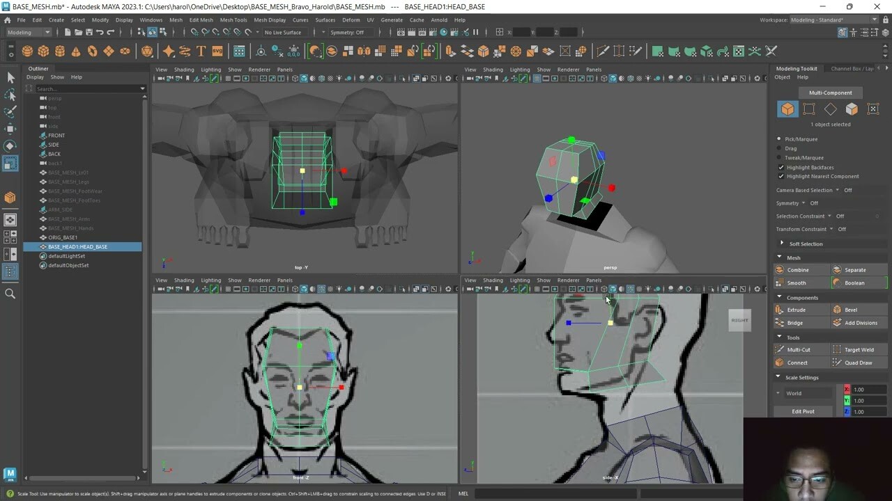 ArtStation - MAYA Module 4: Character Detailing - BODY