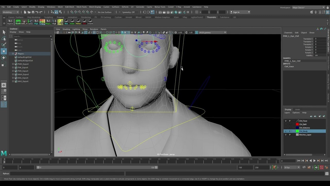 ArtStation - BEjj game rig