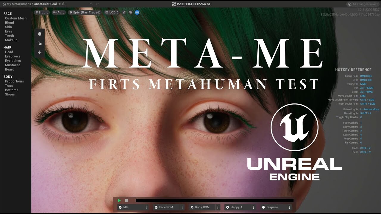 ArtStation - Meta-ME my first metahuman