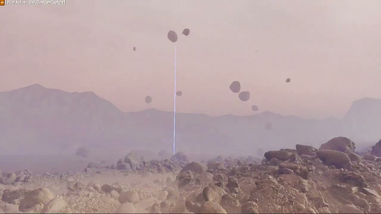 ArtStation - Flying rocks